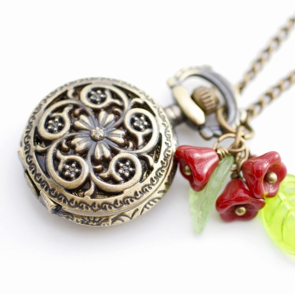 Jewelry | Vintage Locket Timepiece Clock | Poshmark